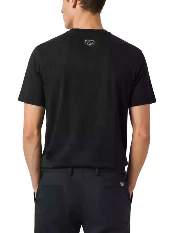 Philipp Plein Jersey T-shirt Duck Check - Black