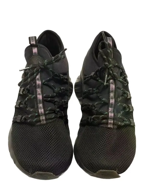 LOUIS VUITTON Fastlane Mesh Sneakers - Black
