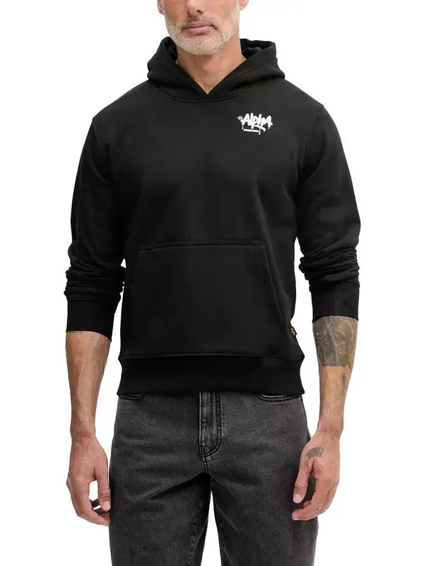 Alpha Industries Signature Hoodie - Black