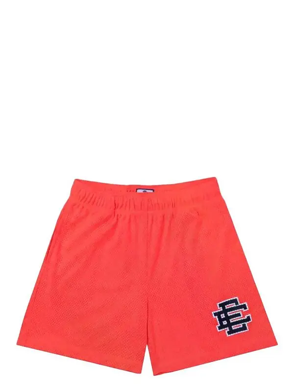 ERIC EMANUEL Basic Mesh Track Shorts - Orange