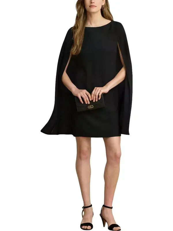 Ralph Lauren Double-faced Mini Dress - Black