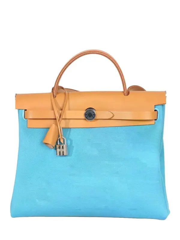 Hermès Herbag Zip 31 Handbag - Blue