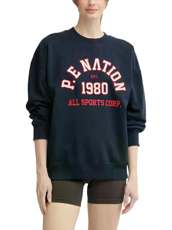 P.E Nation Logo Detail Sweatshirt - Blue
