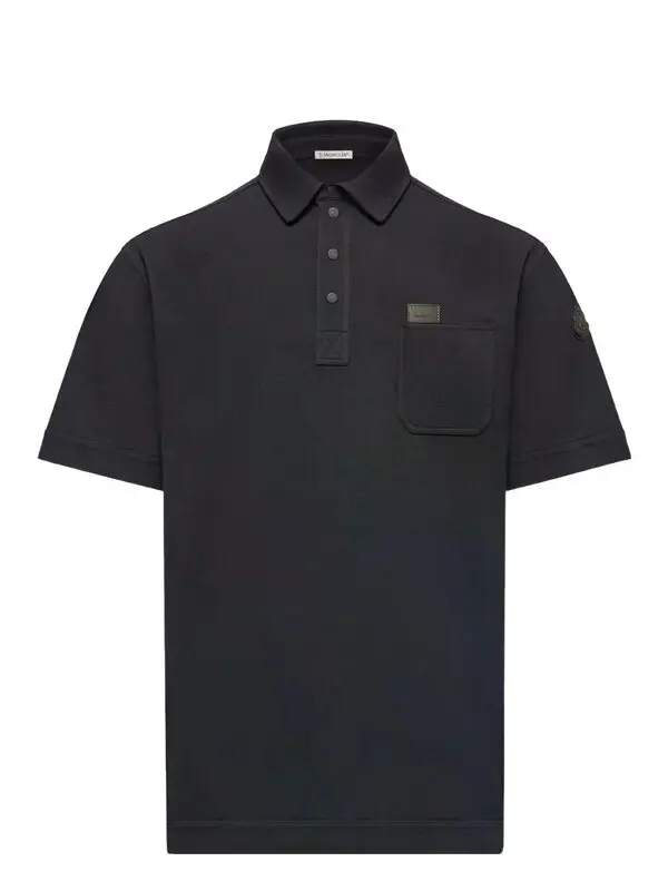 Moncler Chest-pocket Polo Shirt - Blue