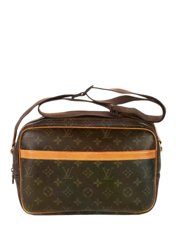 LOUIS VUITTON Monogram Reporter Shoulder Bag - Brown