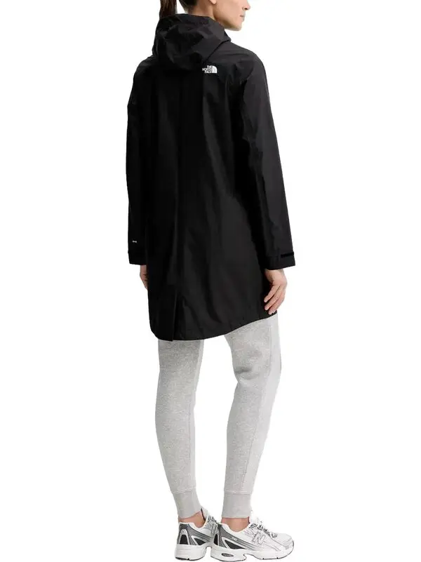 The North Face Hooded Ripstop Packable Parka - Black