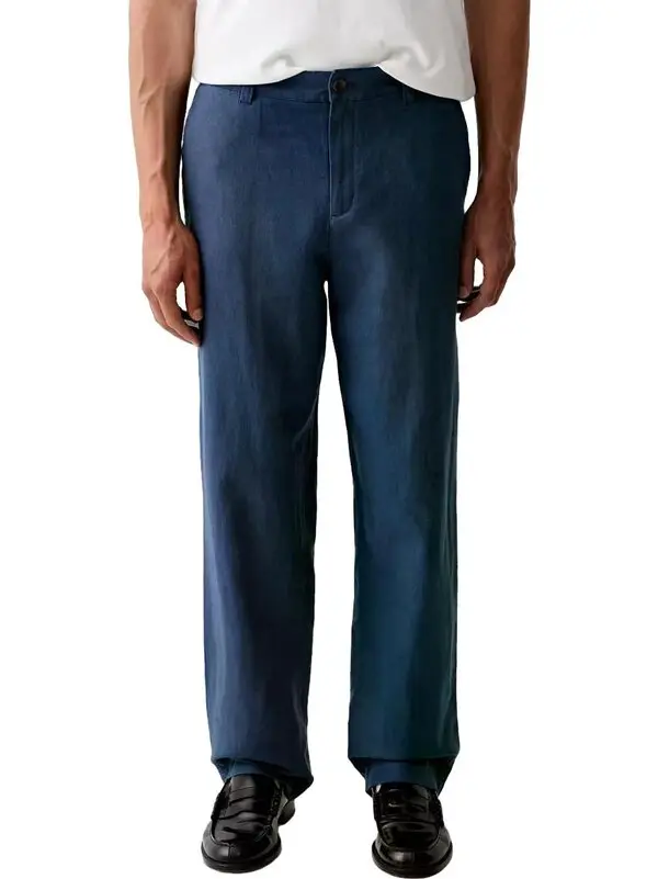 LES DEUX Elasticated Waist Trousers - Blue