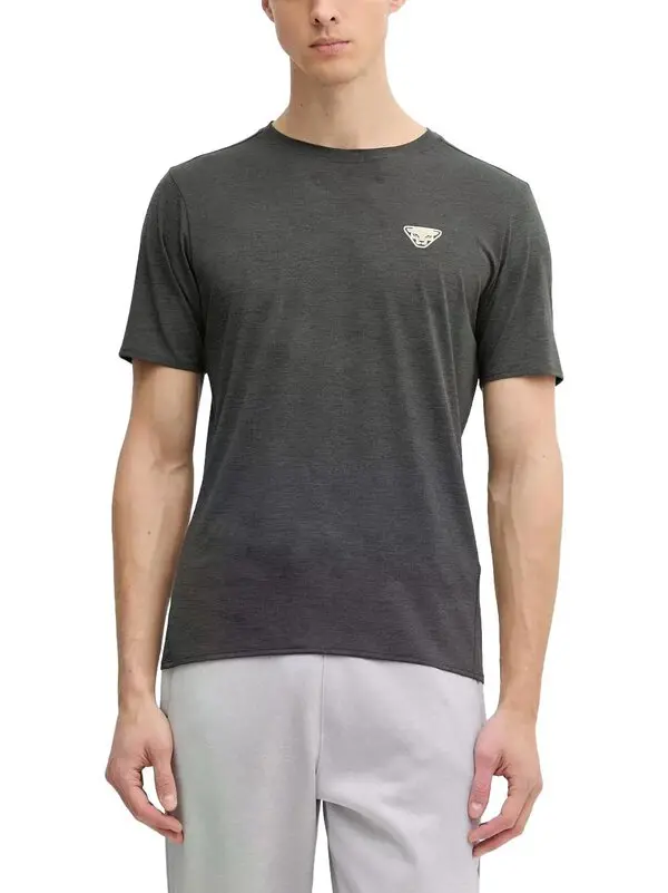 DYNAFIT Logo-patch Graphic-print T-shirt - Grey
