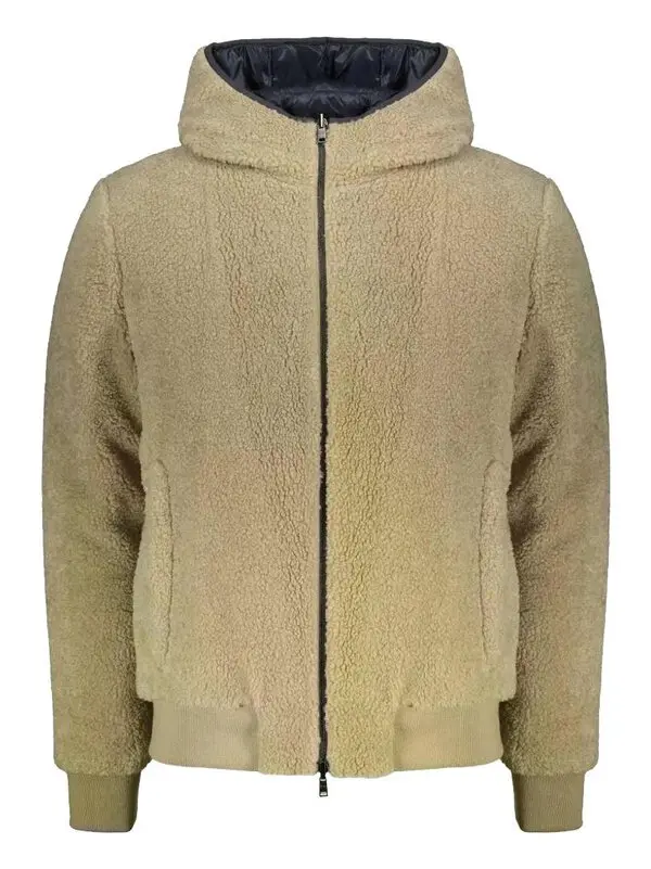 Herno Reversible Faux-shearling Down Jacket - Neutrals