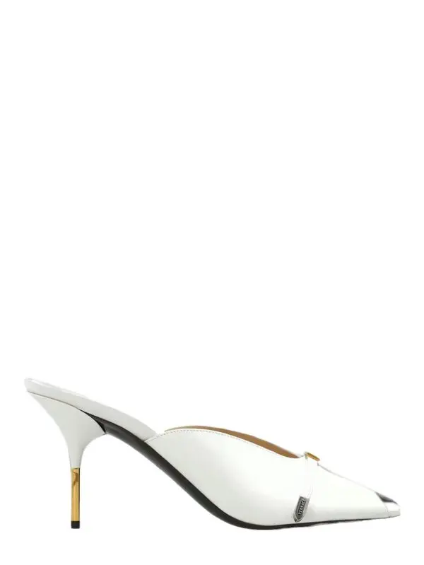Versace Nyx Buckle-detail Stiletto Sandals - White