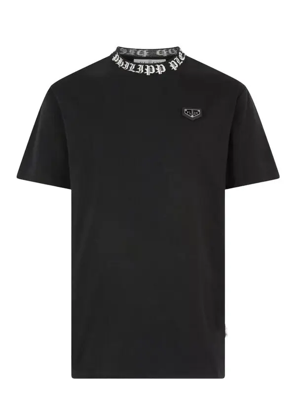 Philipp Plein Jersey T-shirt Plein Gothic - Black