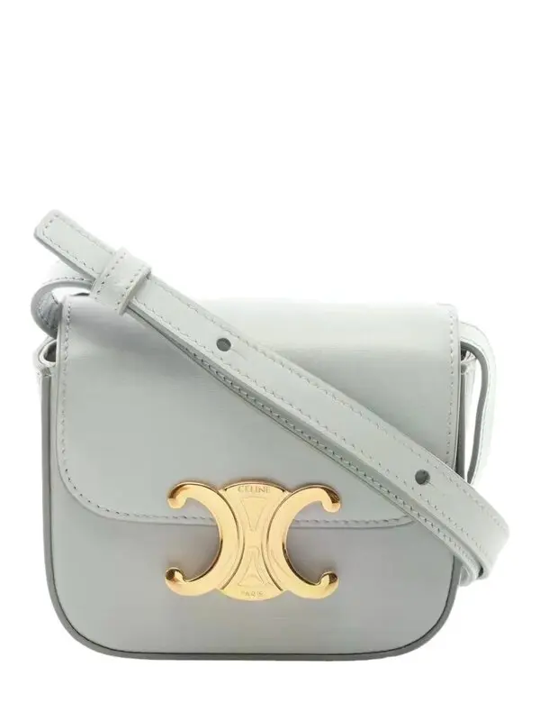 Celine Claude Mini Shoulder Bag - Grey