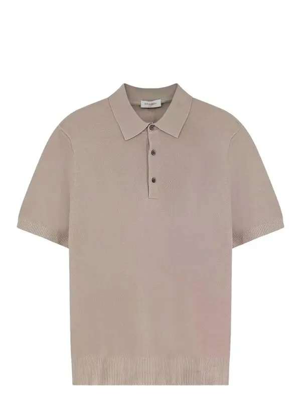 BRUMANI Short-sleeve Polo Shirt - Neutrals