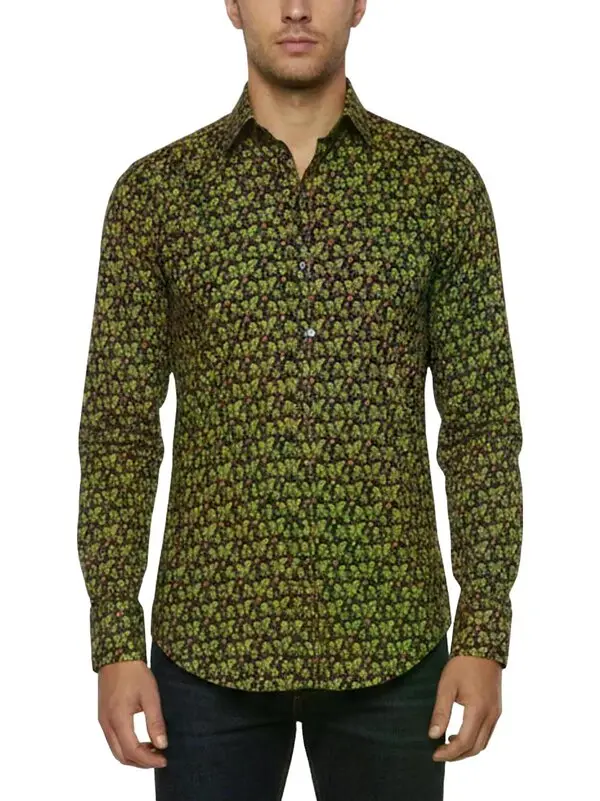 Dolce & Gabbana Gold Cactus-print Shirt - Green