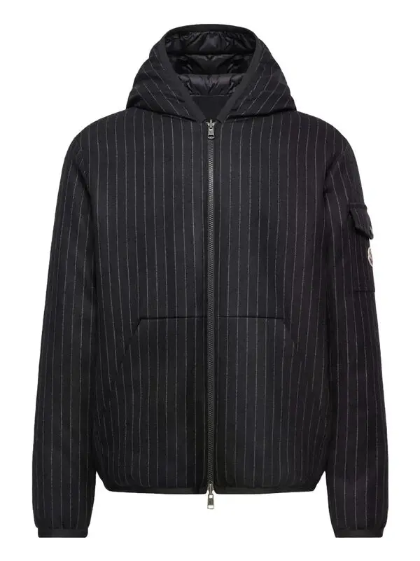 Moncler Ceze Pinstripe Jacket - Blue