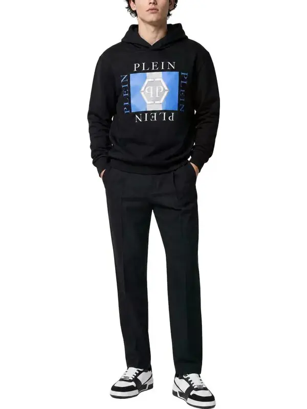 Philipp Plein Logo-print Hoodie - Black