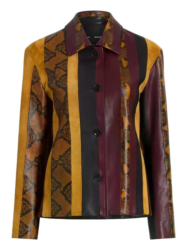 Proenza Schouler Sirine Leather Jacket - Yellow