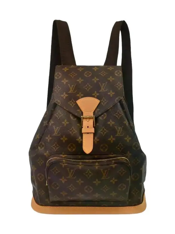 LOUIS VUITTON Monogram Montsouris Gm Backpack - Brown