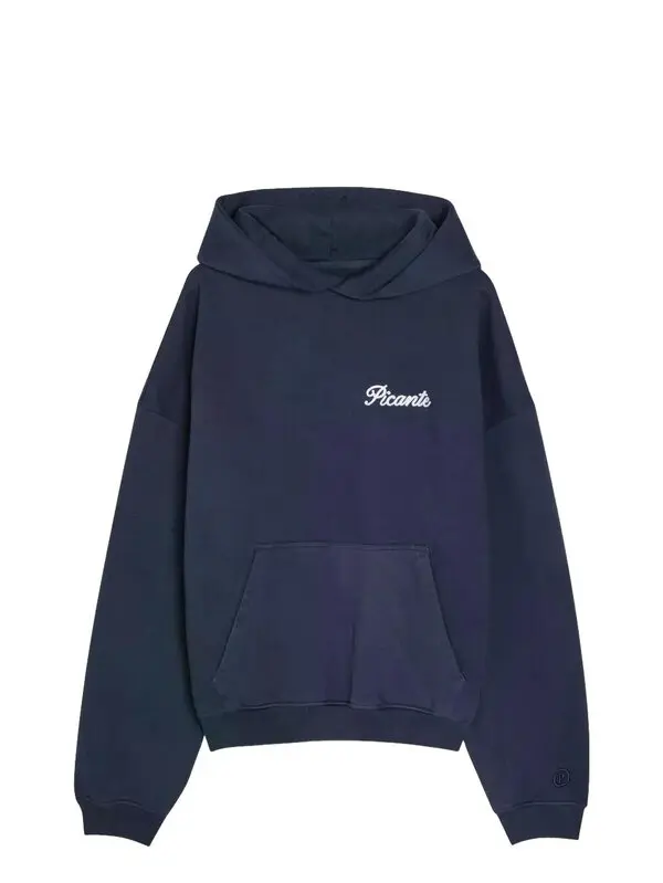 PICANTE Embroidered Logo Hoodie - Blue