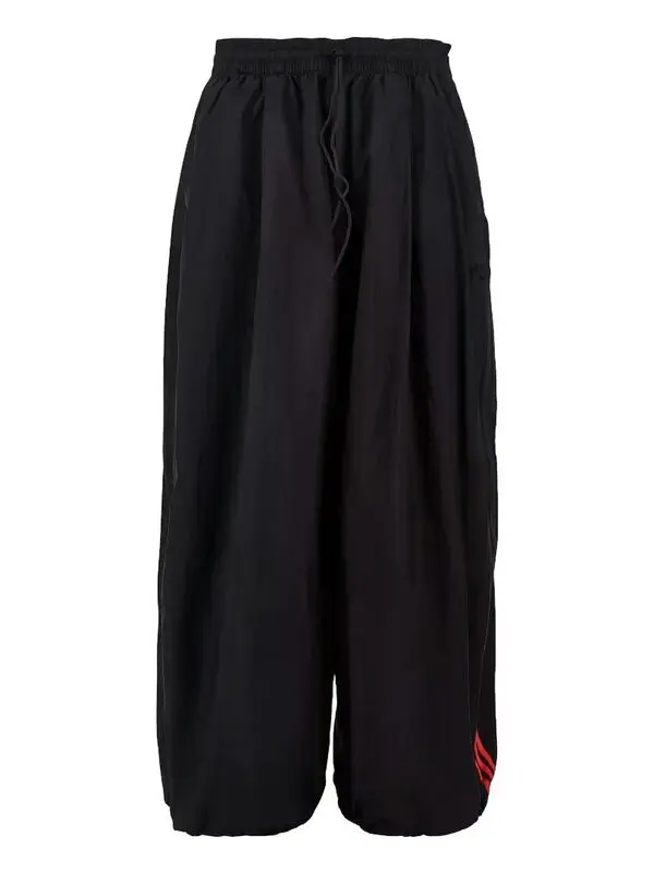 Y3 Logo-print Drawstring-waist Trousers - Black