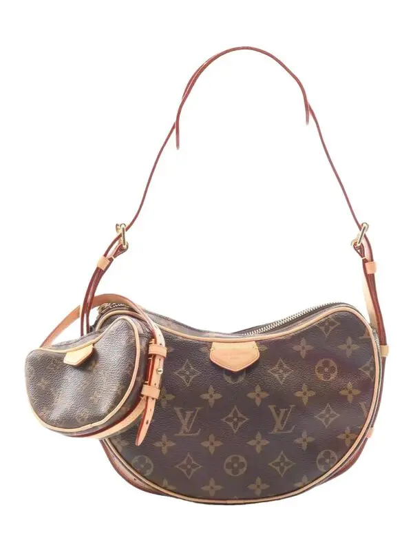 LOUIS VUITTON Croissant Monogram Shoulder Bag - Brown