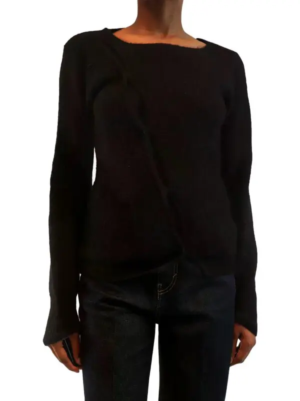 Khaite Off-the-shoulder Sweater - Black