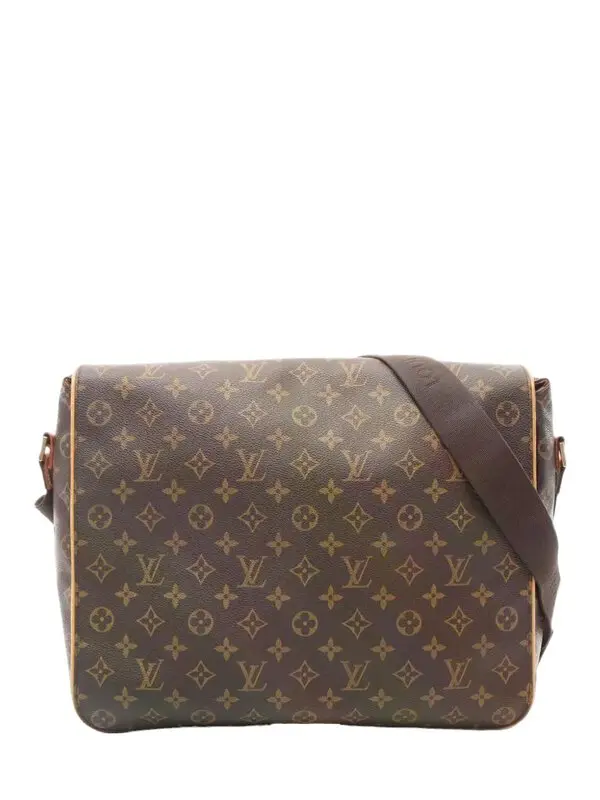 LOUIS VUITTON 2001 Aves Monogram Shoulder Bag - Brown
