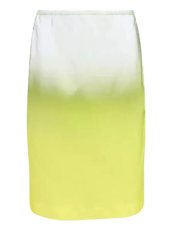 Alexander Wang Ombré Effect Midi Skirt - Yellow