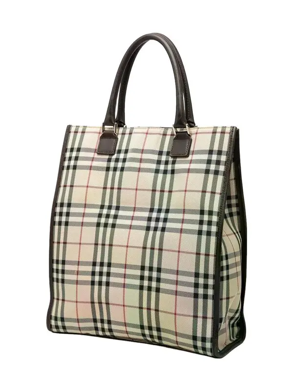 Burberry House Check Canvas Tote Bag - Neutrals