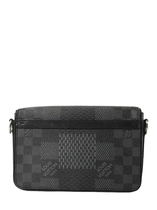LOUIS VUITTON Studio Damier Graphite Messenger Bag - Black