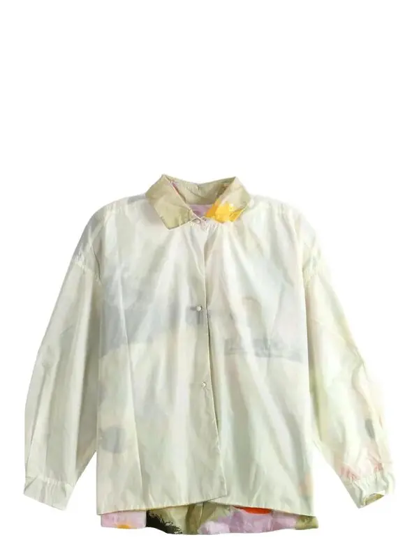 DANIELA GREGIS Graphic Print Button-up Shirt - Neutrals