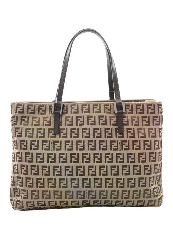 Fendi Zucchino Tote Bag - Neutrals