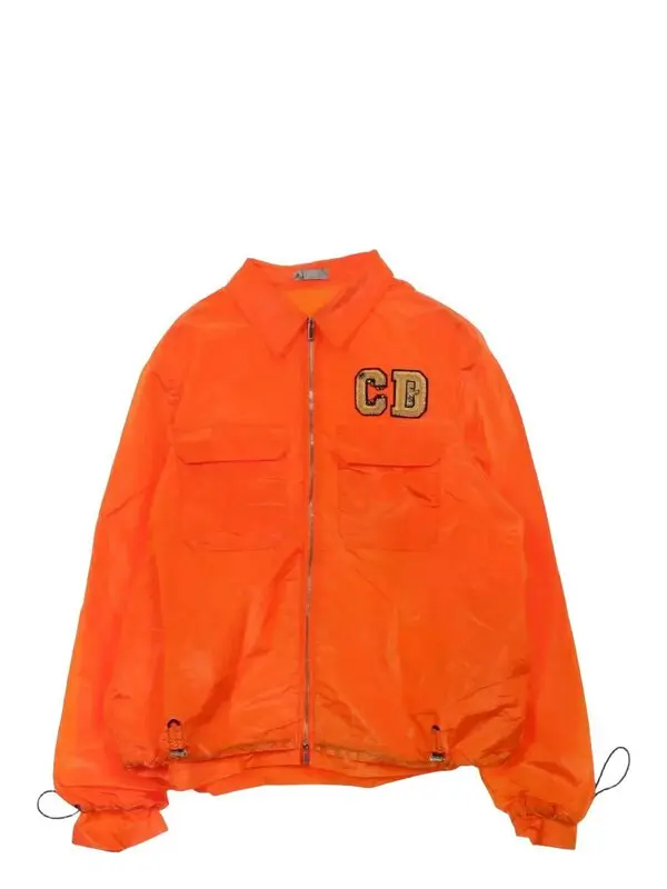 Dior Zip-up Jacket With Cd Logo - Orange