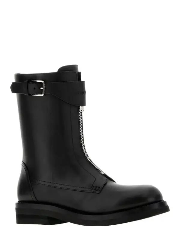 Alexander McQueen Zip-up Boots - Black