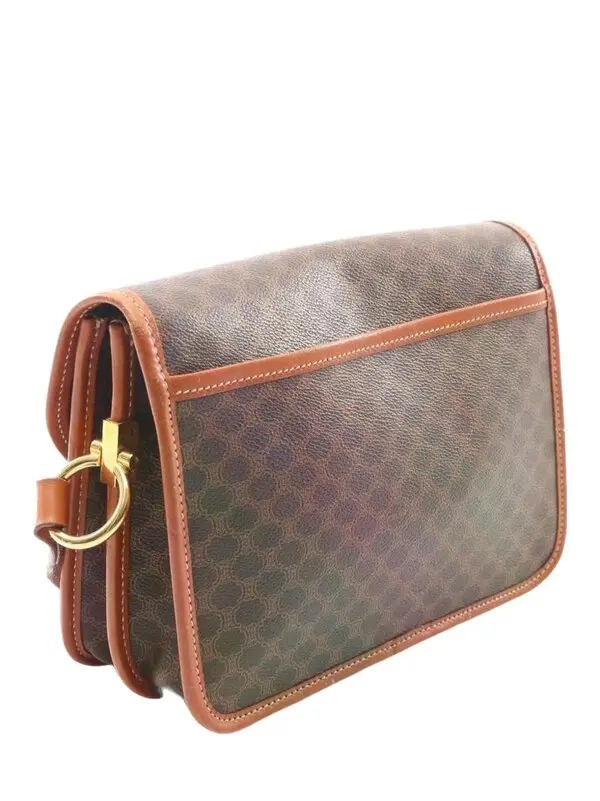 Celine Macadam Front-flap Shoulder Bag - Brown