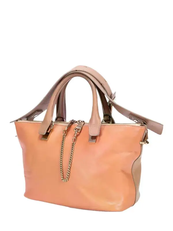 Chloé Bailey Chain Tote Bag - Orange