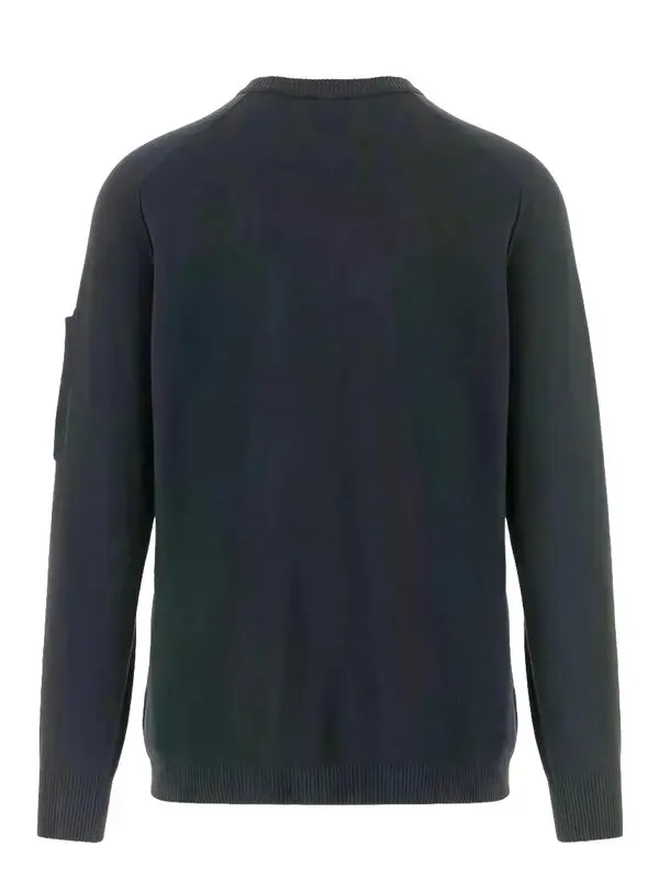 C.P. COMPANY Lens Detail Sweater - Blue