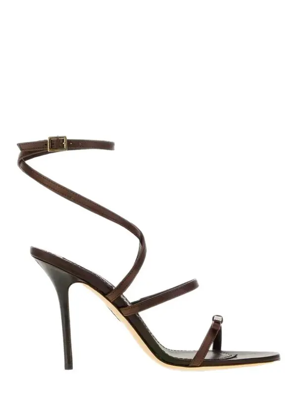 Dsquared2 Bow-detail Leather Sandals - Brown