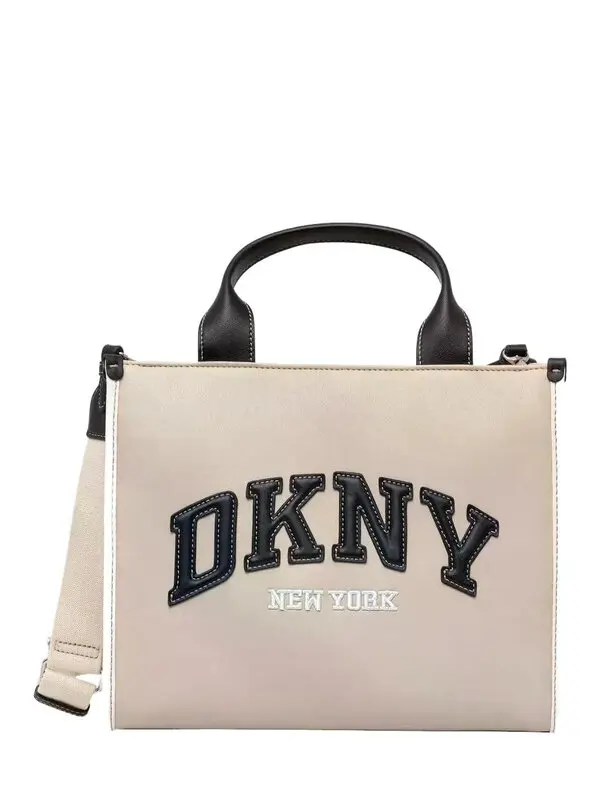 Dkny Hadlee Logo Patch Tote Bag - Neutrals