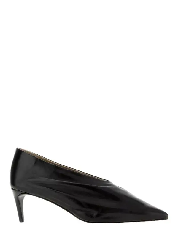 Khaite Miriam Ruched Pumps - Black
