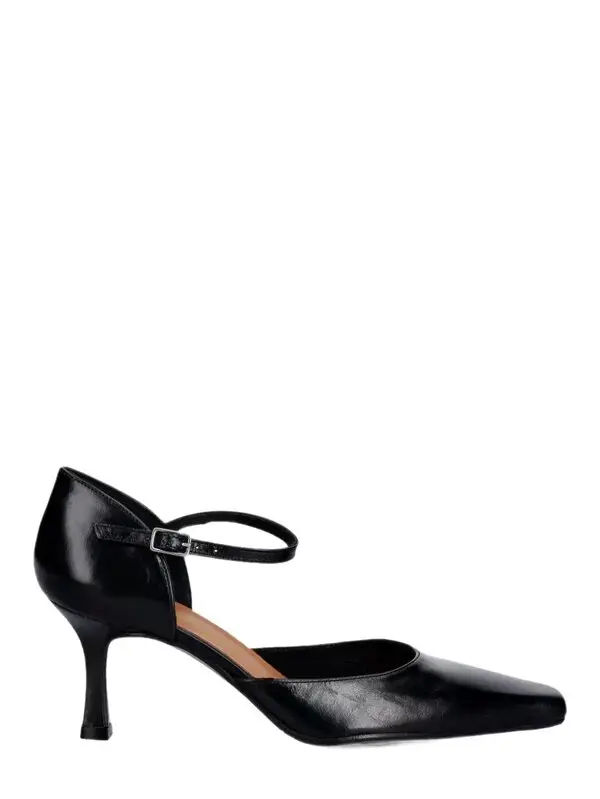 BILLI BI Square-toe Heeled Pumps - Black