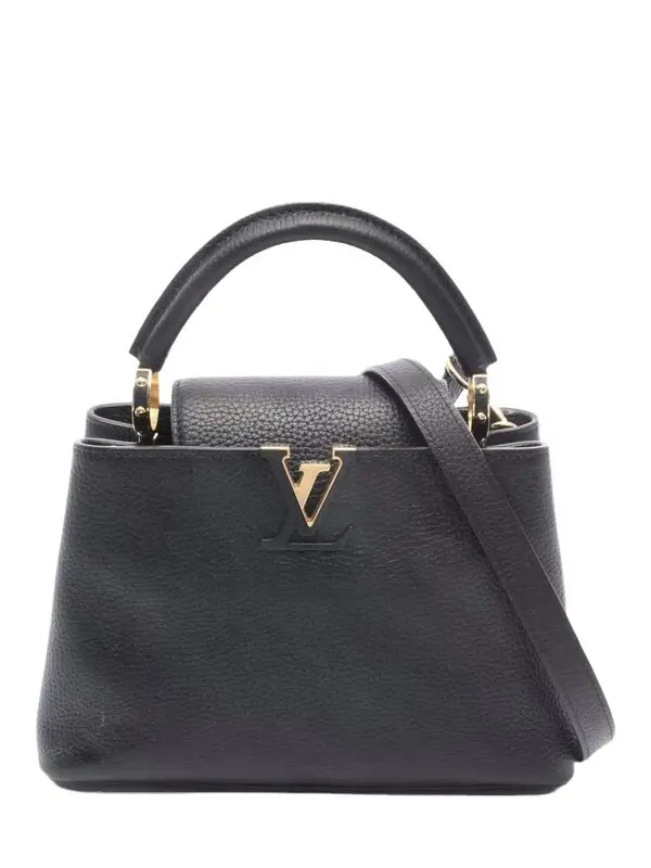 LOUIS VUITTON Capucines Bb Handbag - Black