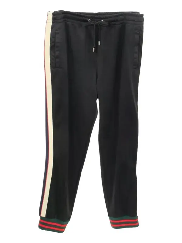 Gucci 2010s Web Stripe Tracksuit - Black