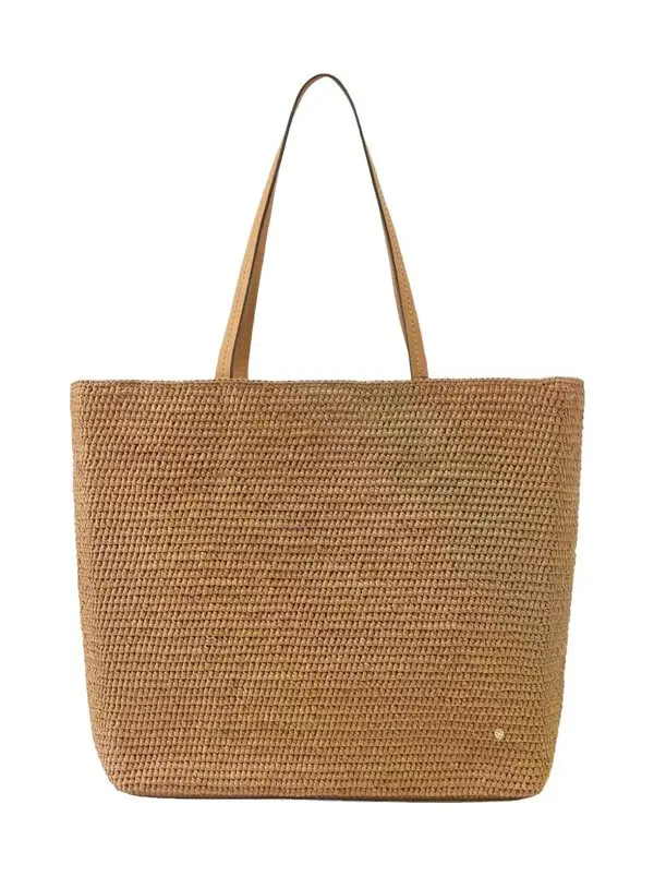 Helen Kaminski Woven Raffia Tote Bag - Neutrals