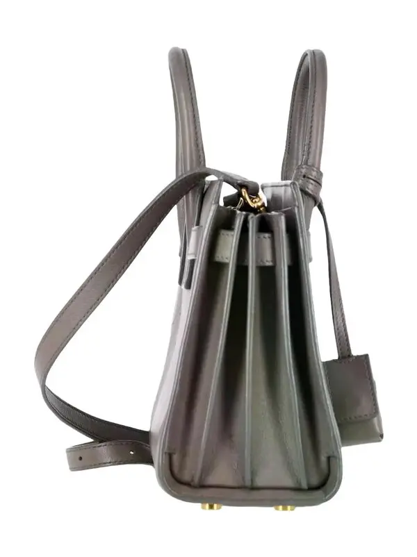 Saint Laurent Nano Sac De Jour Tote Bag - Grey