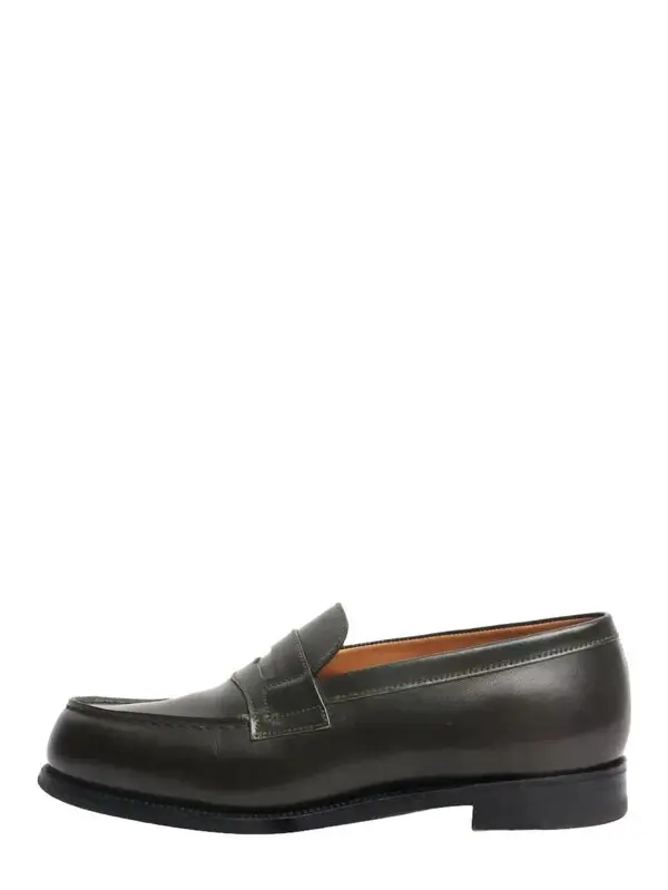 J.M. WESTON 180 Leather Loafers - Green