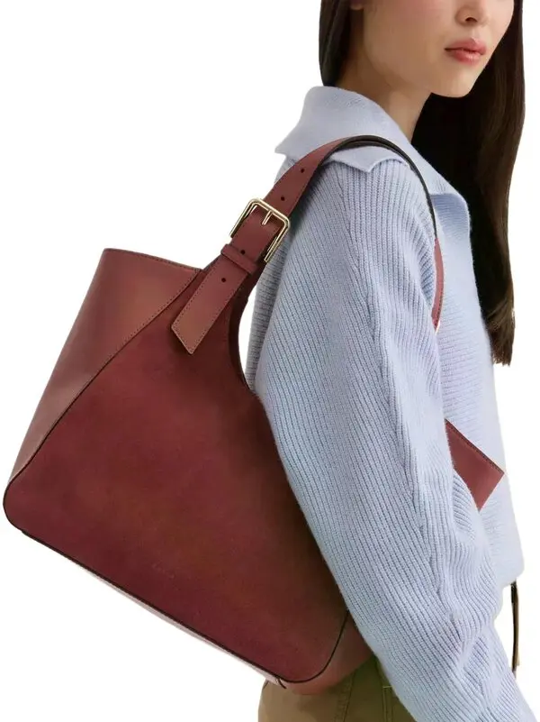Furla Buckle-detail Tote Bag - Red