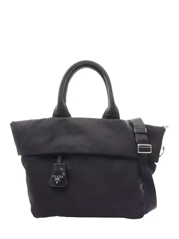 Prada Reversible Satchel - Black