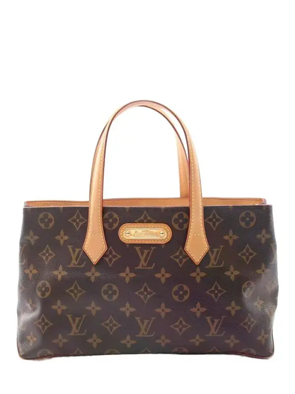 LOUIS VUITTON Wilshire Monogram Tote Bag - Brown