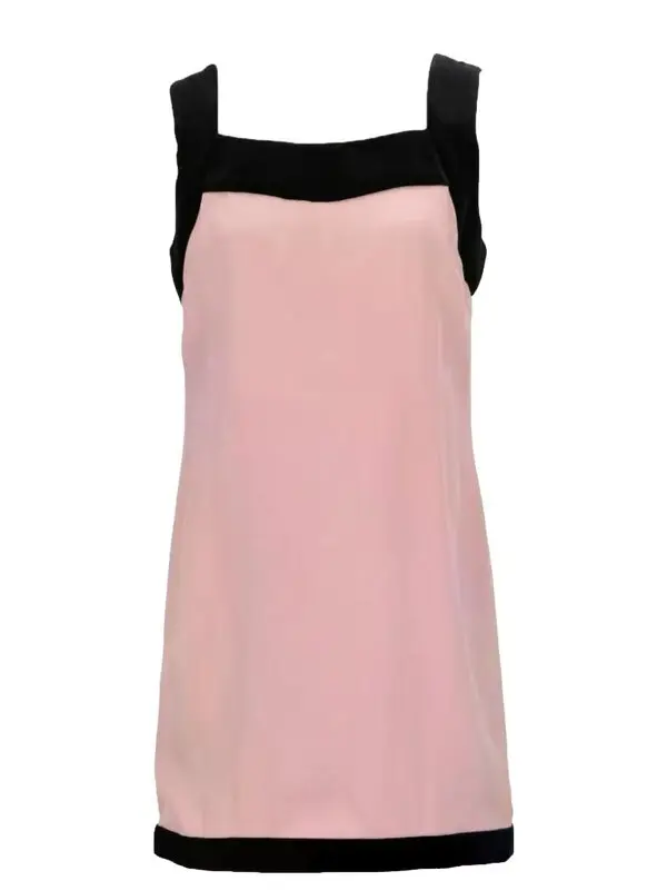 TOM FORD Sleeveless Mini Dress With Contrast Trim - Pink